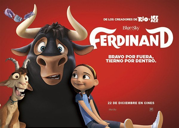 "Ferdinand" se estrena este viernes 22 de diciembre